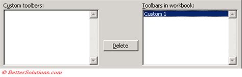 Excel Ribbon Attaching A Custom Toolbar