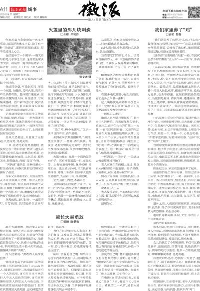 新安晚报2024年06月11日 第a11版徽派城事