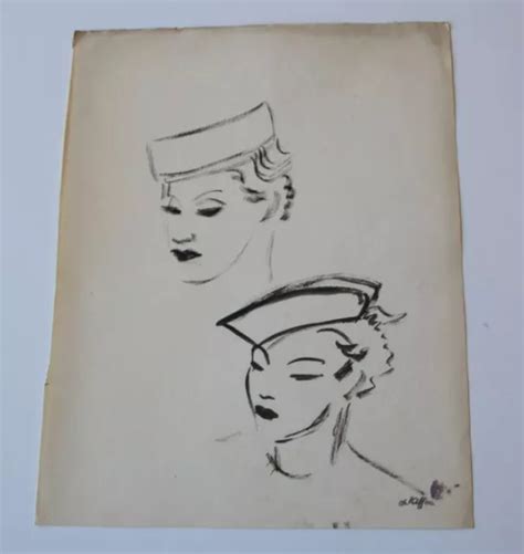 Dessin Charles Kiffer Gouache Sur Papier H Tesses De L Air Vers Eur