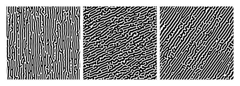 Set Of Three Turing Reaction Gradient Backgrounds Abstract Diffusion