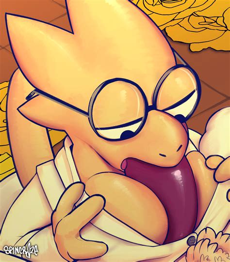 Rule Fingers Alphys Anthro Asgore Dreemurr Blonde Pubes Boss Monster Bovid Breast