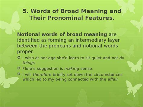 Lecture 12 The Pronoun