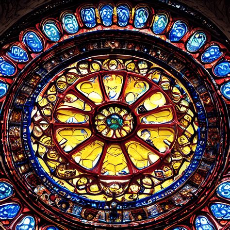 Rose Window Perfect Circle · Creative Fabrica
