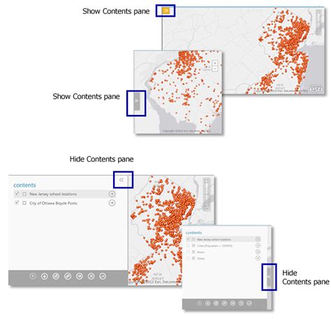 맵 콘텐츠 사용자 정의Esri Maps for IBM Cognos v 버전 ArcGIS
