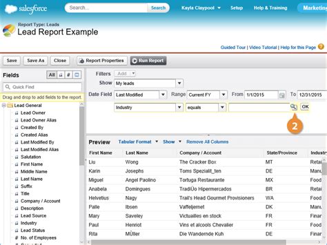 Advanced Report Filters CustomGuide