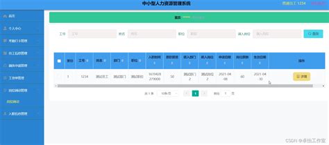 【计算机毕业设计】363中小型人力资源管理系统 计算机人力资源管理系统 csdn博客