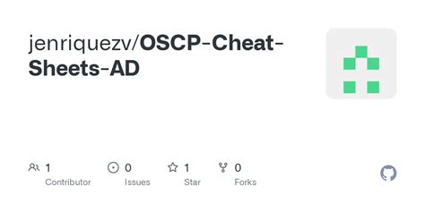 GitHub Jenriquezv OSCP Cheat Sheets AD