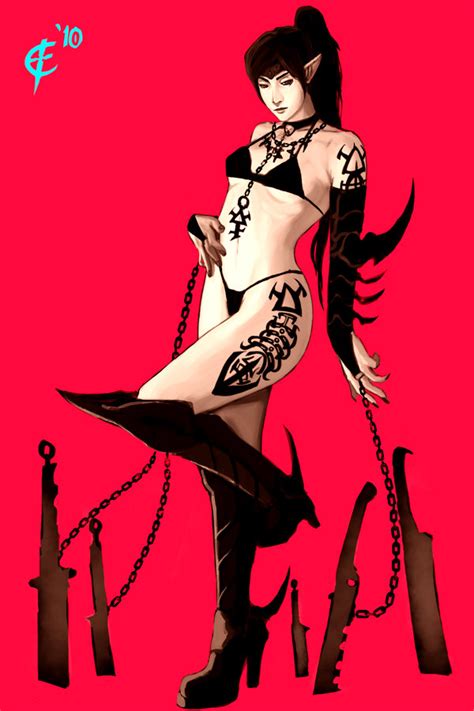 Eldar Warhammer K Drawn By Cross Guncross Danbooru