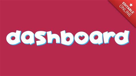 Dashboard Bini Text Effect Generator