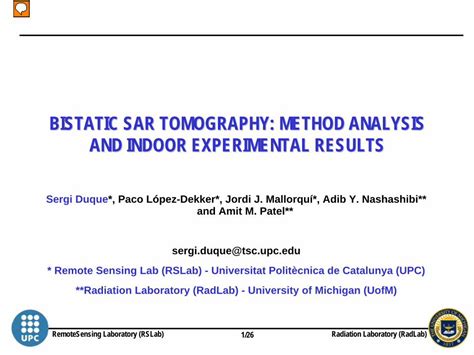 Pdf Bistatic Sar Tomography Method Analysis And Tfringe09participants606
