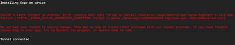 couldn t start project on android · issue 6653 · expo expo · github