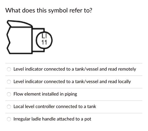 SOLVED What Does This Symbol Refer To Level Indicator Connected To A