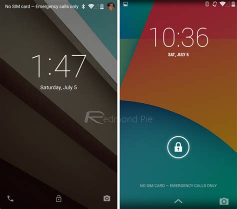Android L Preview Vs Android Kitkat Visual Comparison Screenshots Redmond Pie