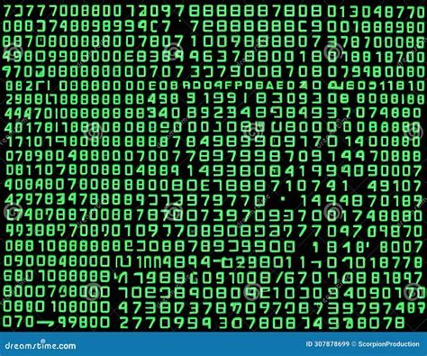 Green Matrix Code Stream Ai Generated Stock Image Image Of Programming Computer 307878699