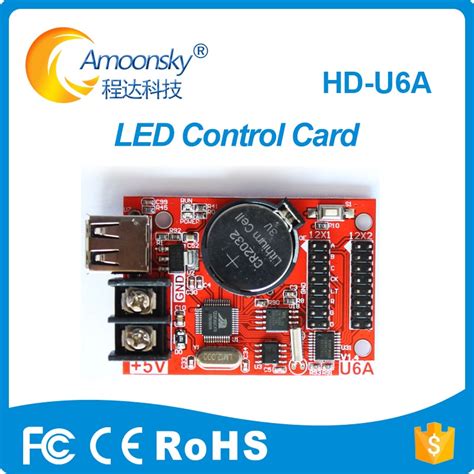 Huidu Hd U6a Led Display Control Card With Usb Port For Small Led Module Panels Shopee Philippines