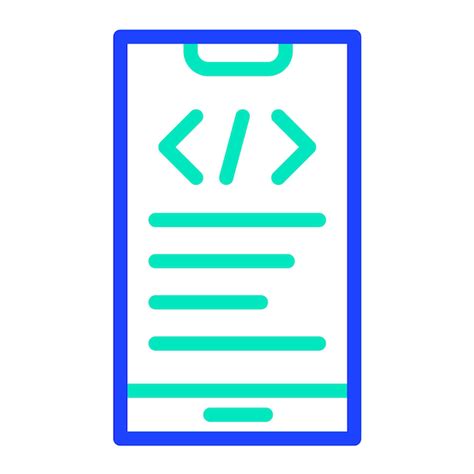 Premium Vector App Development Vector Icon Design Illustration