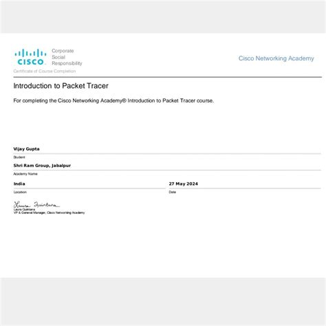 Vijay Gupta On Linkedin Cisco Ciscoacademy Packettracer Ciscosoftware
