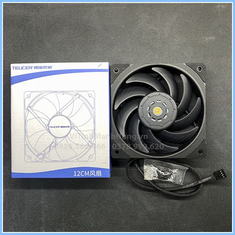 Quạt Teucer T30 - PWM, 12cm, 2000rpm, 68 CFM, 4 pin PWM.