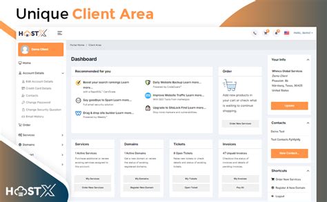 HostX WHMCS Web Hosting Theme WHMCS Marketplace