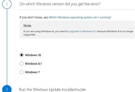 Download Windows Update Troubleshooter For Windows 10