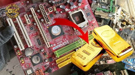 Gold Recovery From 50 Kg Of Pc Computer Mother Boards Gold Recovery