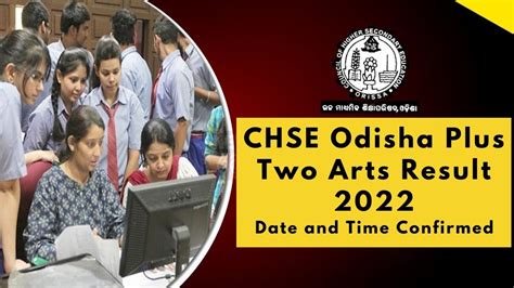CHSE Odisha 12th Arts Result 2022 Declared Odisha Plus 2 Arts Results Announced At
