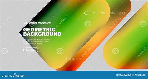 Abstract Vector Geometric Background Template Stock Vector Illustration Of Liquid Abstract