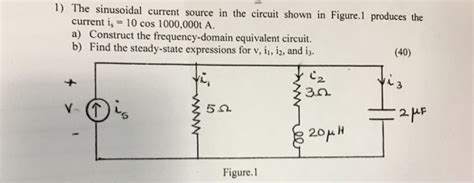 Solved The Sinusoidal Current Source In The Circuit Shown In Chegg Com