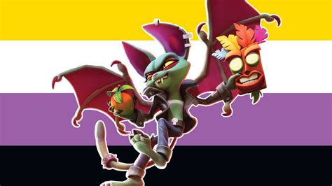 Catbat Is Crash Bandicoot S First Non Binary Character