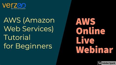 Aws Tutorial For Beginners Aws Live Class Verzeo Youtube