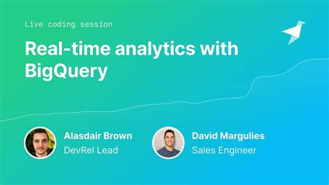 Real Time Analytics With Bigquery Youtube