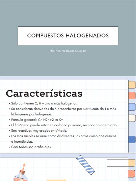 Compuestos Halogenados Pdf