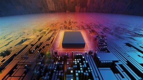 Premium Ai Image Computer Chip Semiconductor Data Abstraction Circuit
