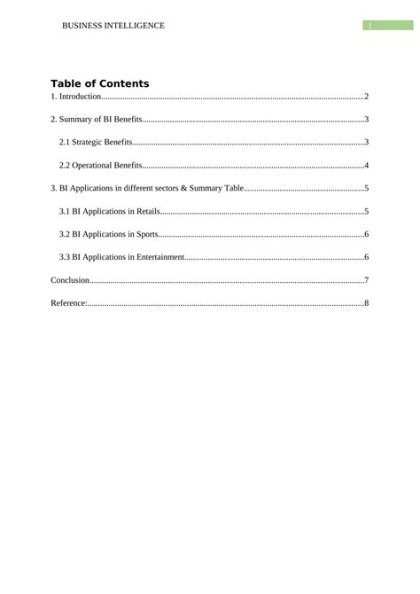 Business Intelligence Benefits Applications And Sectors Desklib