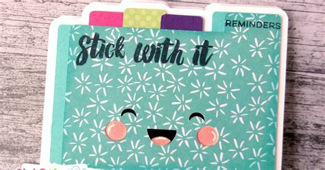 The Cricut Bug Sticky Note File Folder