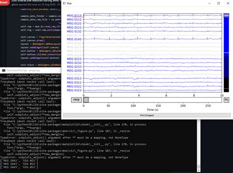 Lost Interactive Features During MNE Matplotlib Integration In To Kivy Application Issue