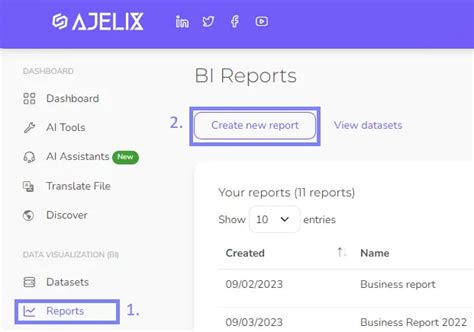 Full Guide On Creating A Report From A To Z With Ajelix Ajelix