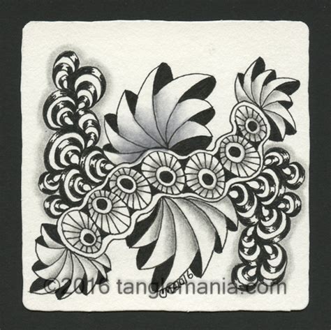 Tangle Mania Shading With Markers