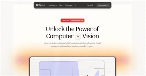 Score Vision Score Is A Decentralised Vision Ai Democratising Advanced Visual Analytics And