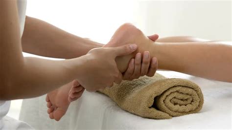 Professional Therapist Giving Oil Massage To A Woman In Spa Stock Footage