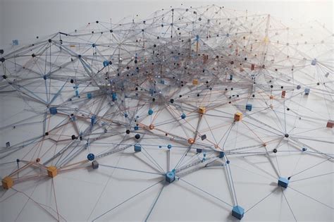 Premium Ai Image A Complex Network Of Interlocking Lines And Grids Suggesting A Technological