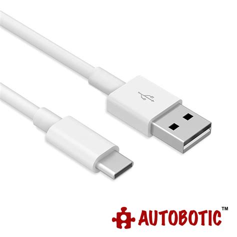 5V 2A USB To Type C Cable White 1 Meter