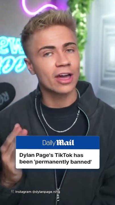 Dylan Pages Tiktok Has Been Permanently Banned Youtube