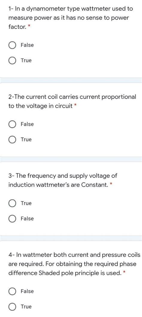 Solved 1 In A Dynamometer Type Wattmeter Used To Measure