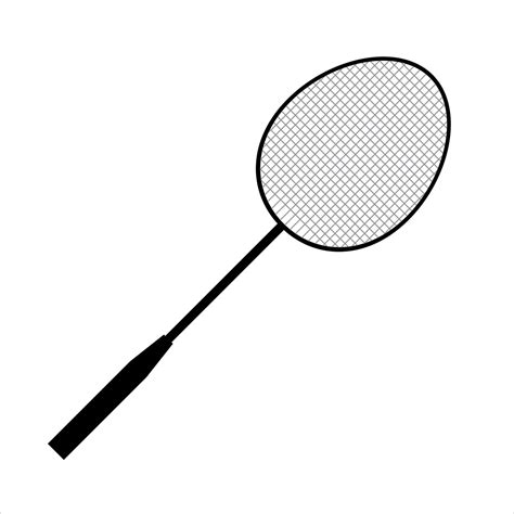 Flat Badminton Racket Vector Art At Vecteezy