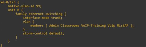 mistap not getting ip address from dhcp server through native vlan r