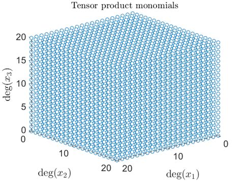 Alternatives For Generating A High Dimensional Polynomial Basis From