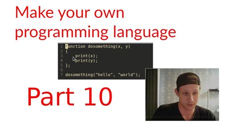 Create A Programming Language Part Refactor Variable Definitions YouTube