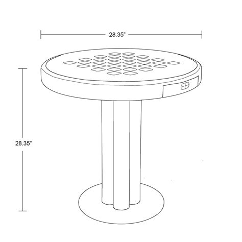 Chess Game Table Kao Furniture