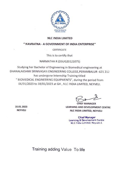 Narmatha R On Linkedin Internshipcompletion Learningandgrowth